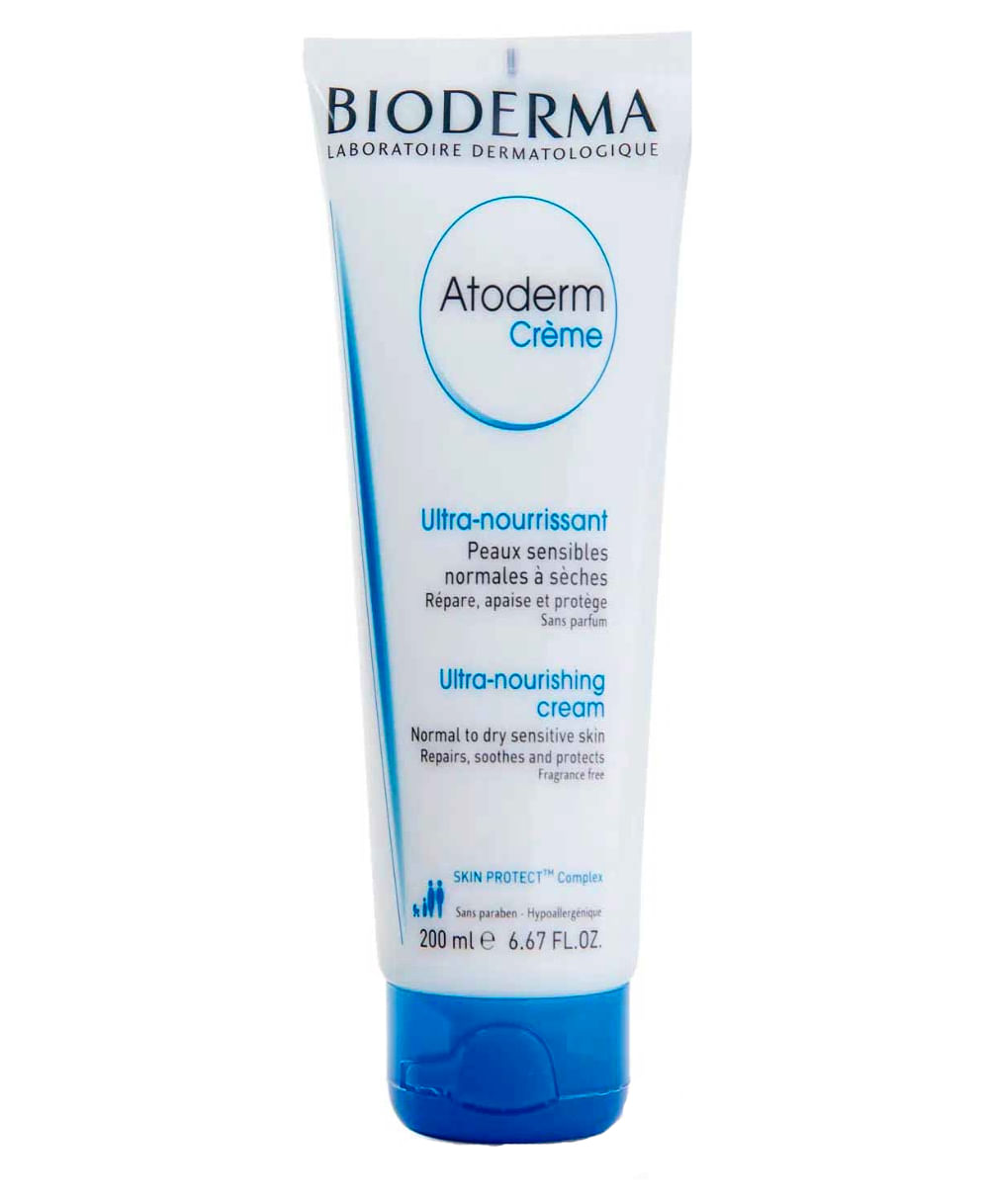 Creme Hidratante Bioderma Atoderm Para Peles Secas E Muito Secas 200ml ...
