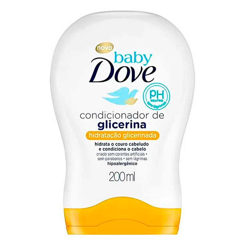 Condicionador Infantil Baby Dove Hidratação Glicerinada 200ml - PromoFarma
