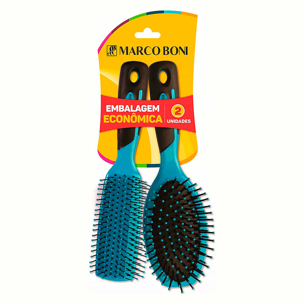 Kit Escovas De Cabelo Marco Boni 7322 2 Unidades - PromoFarma