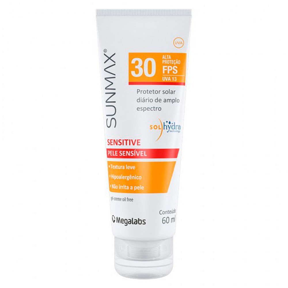 Protetor Solar Stiefel Sunmax Sensitive Fps30 60ml - PromoFarma