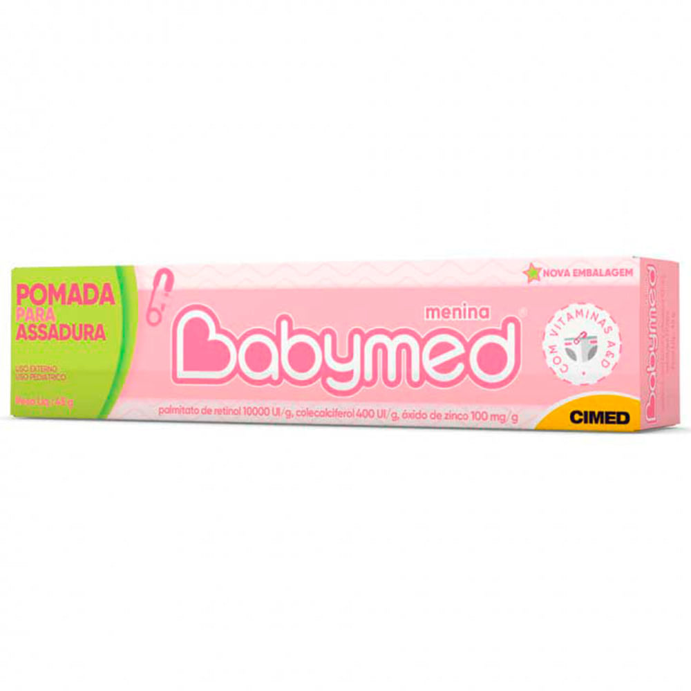 Creme Antiassaduras Babymed Rosa 45g - PromoFarma