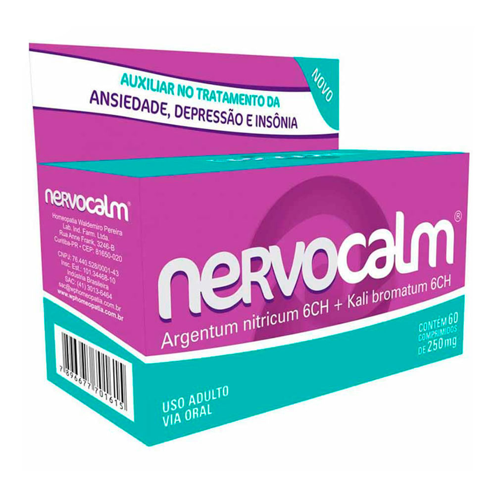 Nervocalm 250mg 60 Comprimidos - PromoFarma