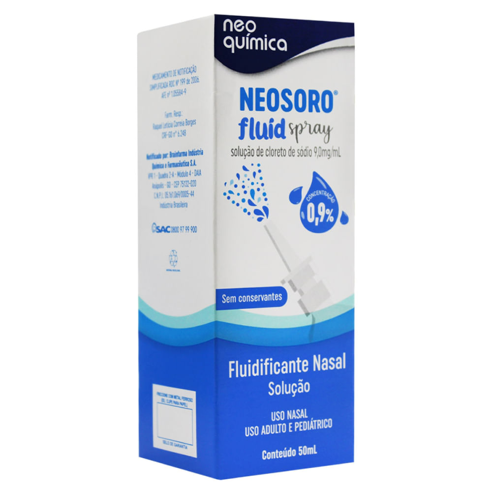 Neosoro Fluid Suspensão Nasal 50ml - PromoFarma