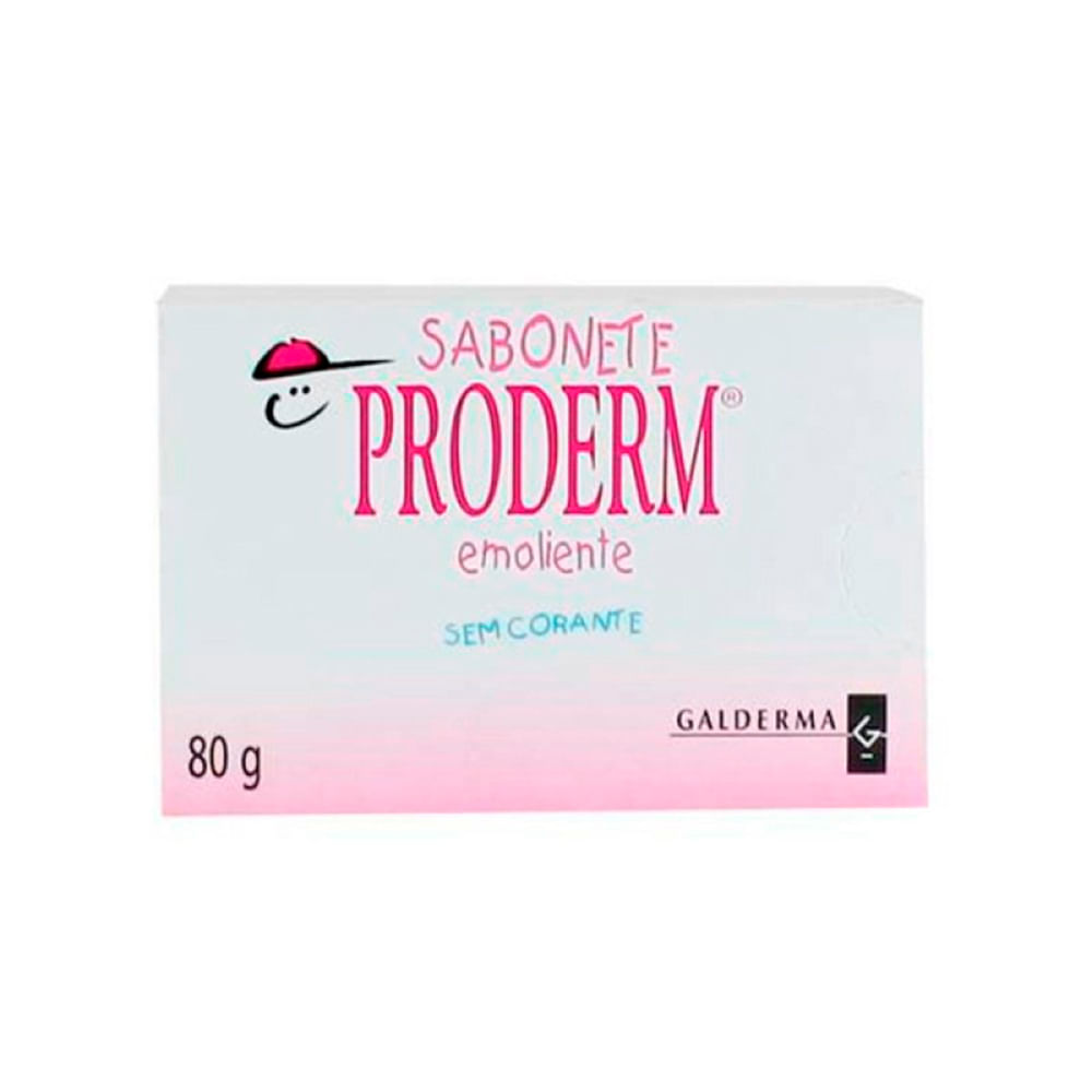 Sabonete Antisséptico Proderm Emoliente 80g - PromoFarma
