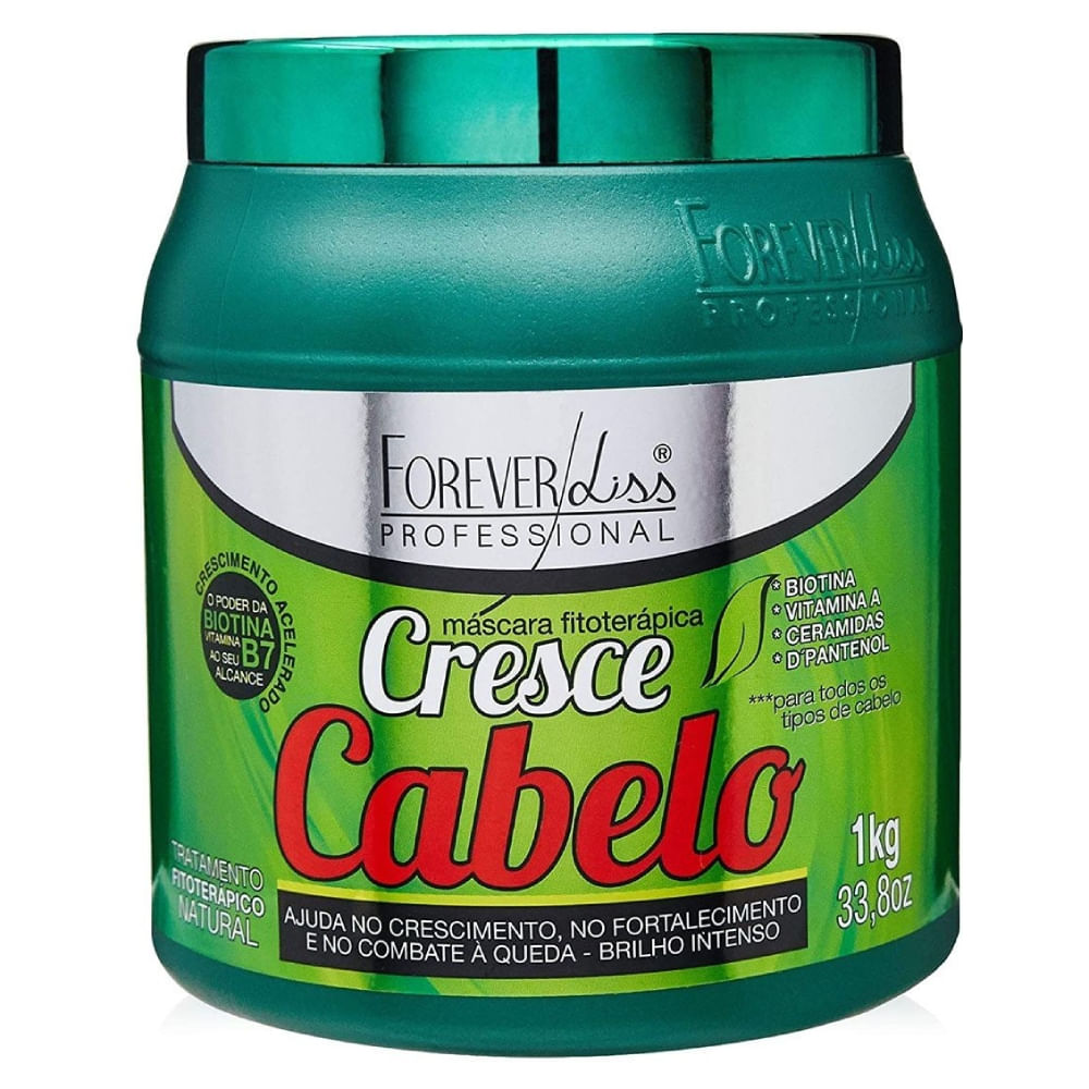 Máscara De Hidratação Capilar Forever Liss Cresce Cabelo 1kg - Promofarma