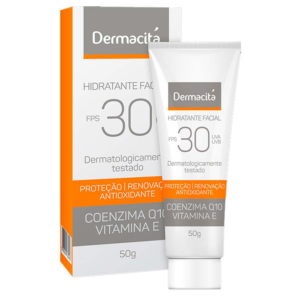 Hidratante Facial Dermacitá Fps30 50g - PromoFarma
