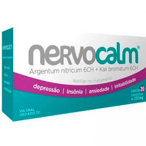 Nervocalm 250mg 20 Comprimidos - PromoFarma