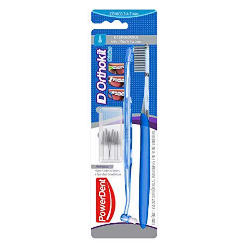 Kit Powerdent Escova Dental + Escova Interdental Cônica - PromoFarma