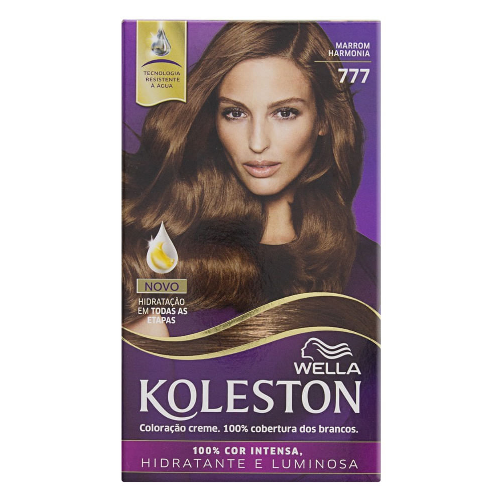 Tintura Wella Koleston N 777 Marrom Harmonia 1 Kit - PromoFarma