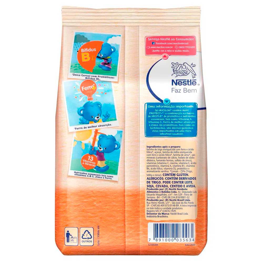 Cereal Infantil Nestlé Mucilon Multicereais 230g - PromoFarma