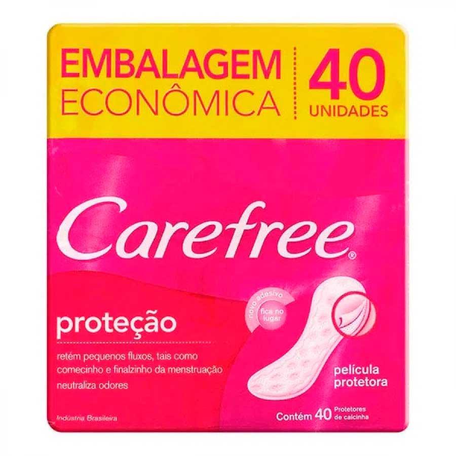 Absorvente Carefree Original Com Perfume 40 Unidades - PromoFarma