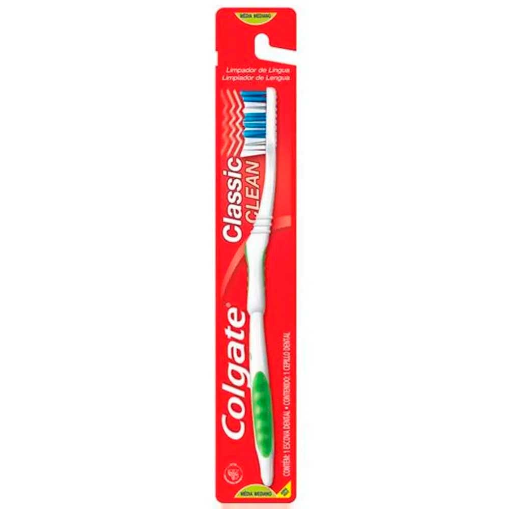 Escova Dental Colgate Classic Clean Macia 1 Unidade - PromoFarma