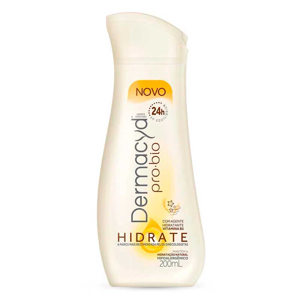 Sabonete Líquido Íntimo Dermacyd Hidrate 200ml - Promofarma