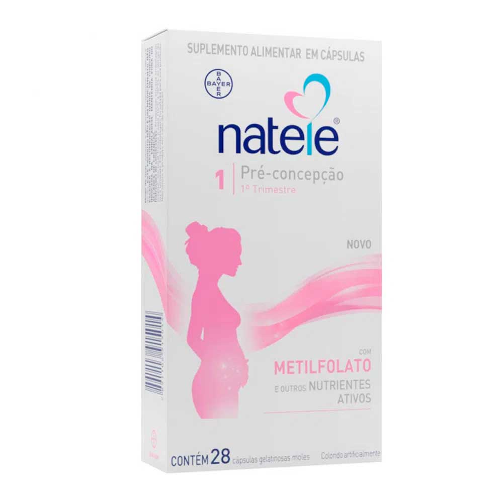 Suplemento Alimentar Natele Pré-concepção 28 Cápsulas - PromoFarma