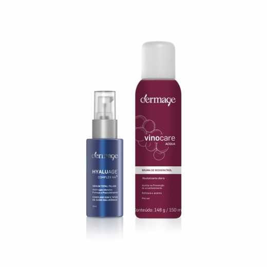 Kit Dermage Hyaluage Complex 30ml + Vinocare Acqua 150ml - Promofarma