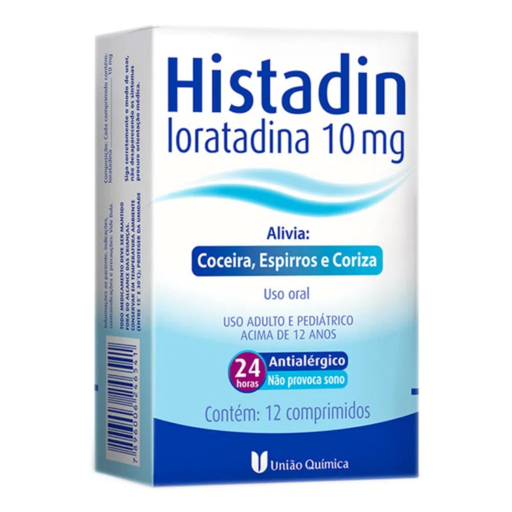 Histadin 10mg 12 Comprimidos - PromoFarma