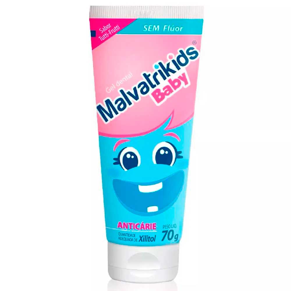Gel Dental Infantil Malvatrikids Baby Tutti-frutti 70g - PromoFarma