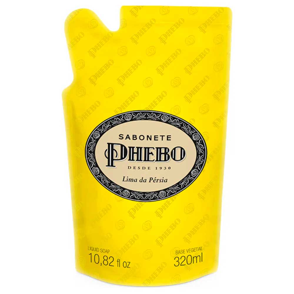 Sabonete Líquido Phebo Tradicional Lima Da Pérsia Refill 320ml - Promofarma