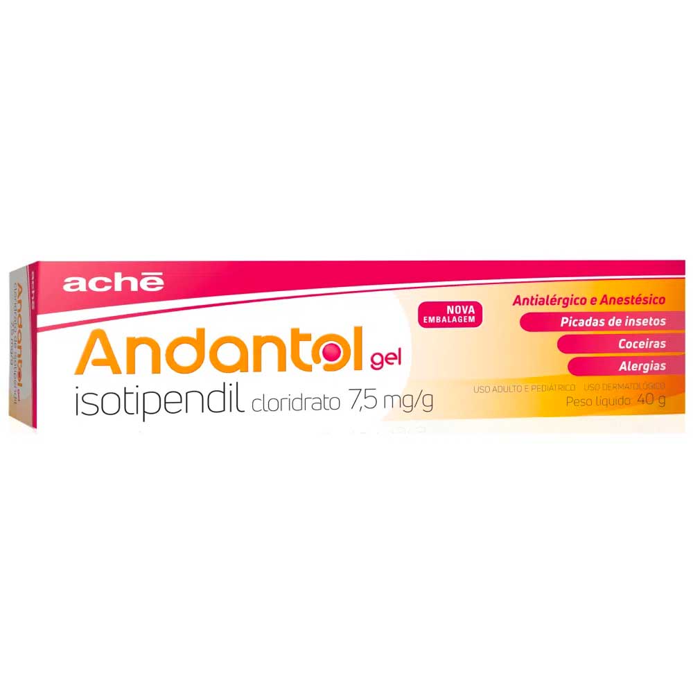 Andantol Gel Dermatológico 40g - PromoFarma