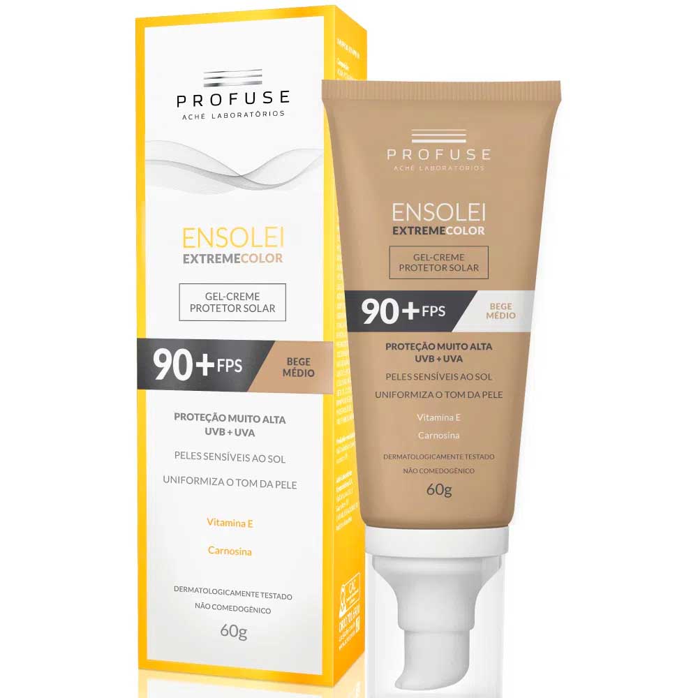 Protetor Solar Profuse Ensolei Extreme Color Fps90+ 60g - Promofarma