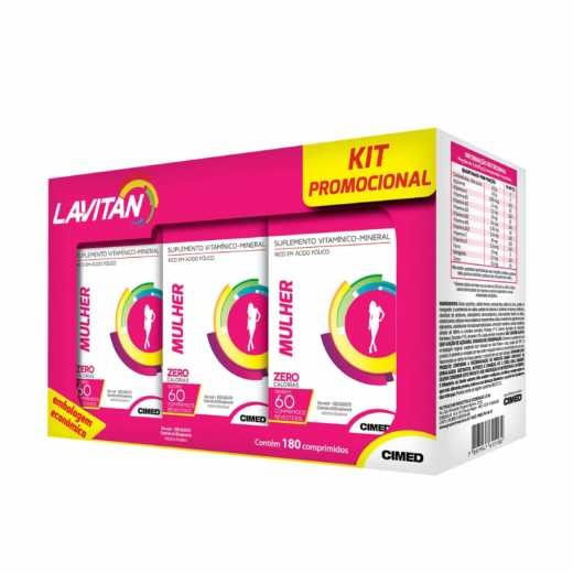 Lavitan Mais A-z Mulher 3 Unidades De 60 Comprimidos - PromoFarma