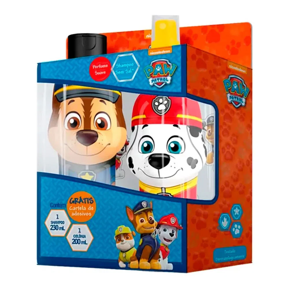 Kit Biotropic Patrulha Canina Shampoo 230ml + Colônia 200ml - PromoFarma