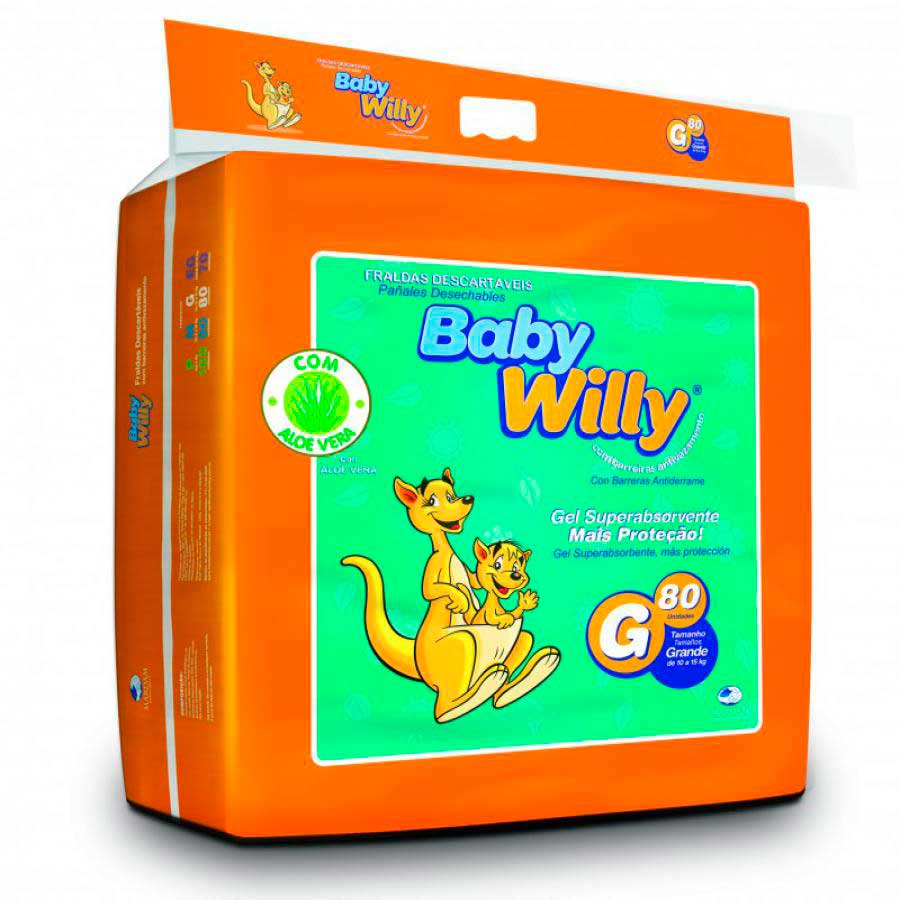 Fralda Baby Willy G 80 Unidades - PromoFarma