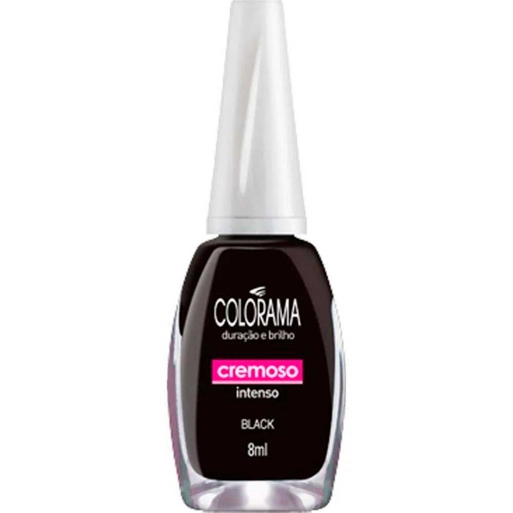 Esmalte Colorama Cremoso Black 8ml - Promofarma