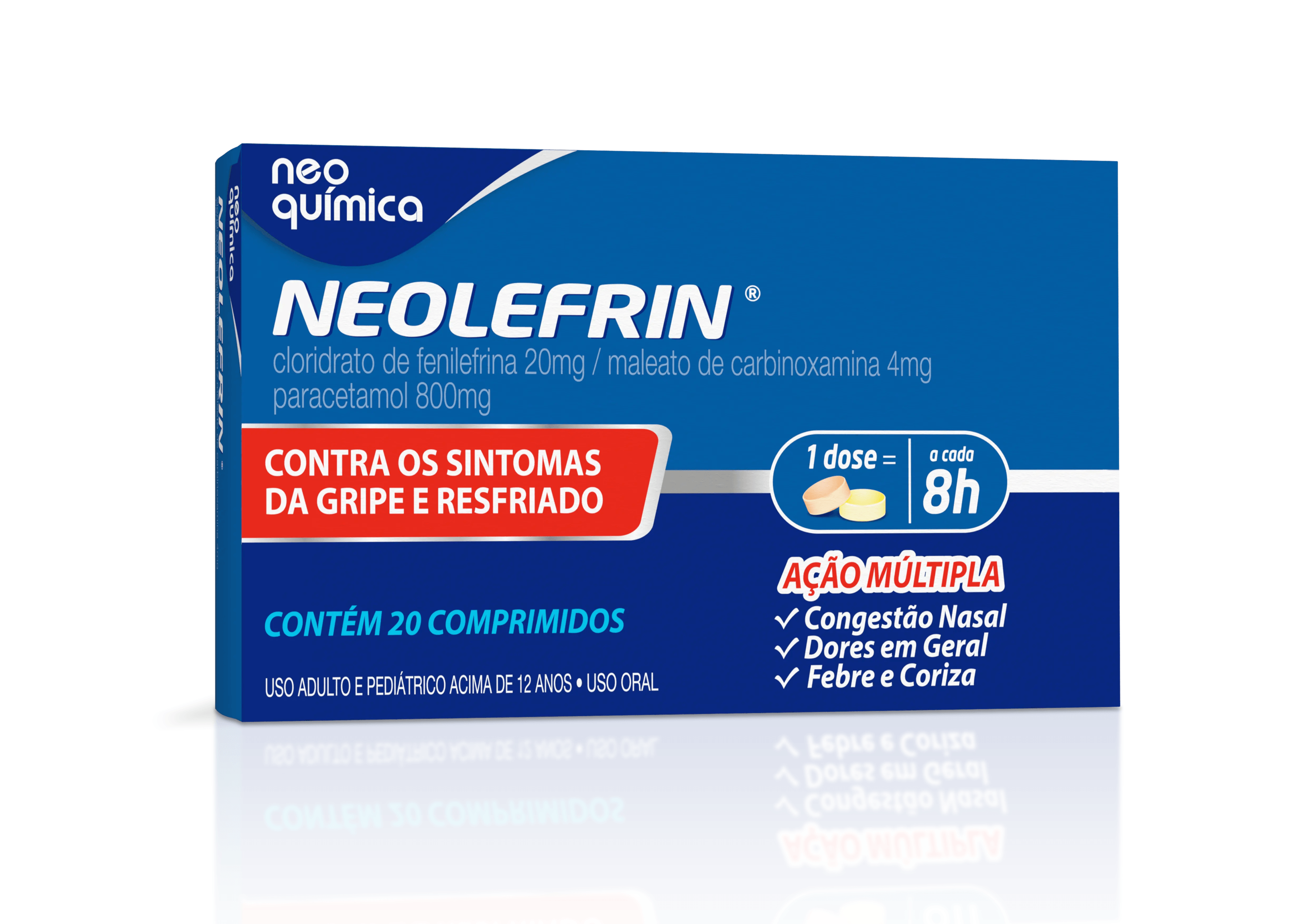 Neolefrin Neo Química 20 Comprimidos - PromoFarma