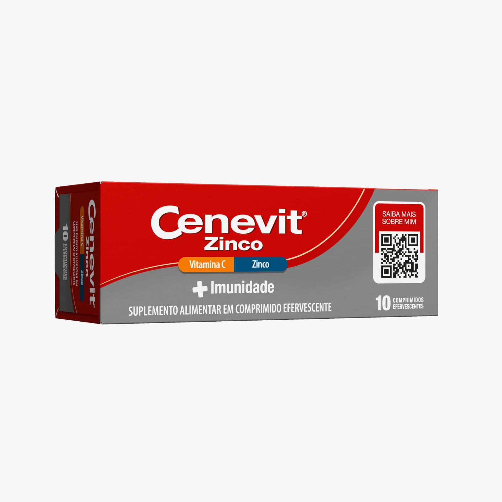 Cenevit Zinco 1g + 40mg Sabor Laranja 10 Comprimidos Efervescentes ...