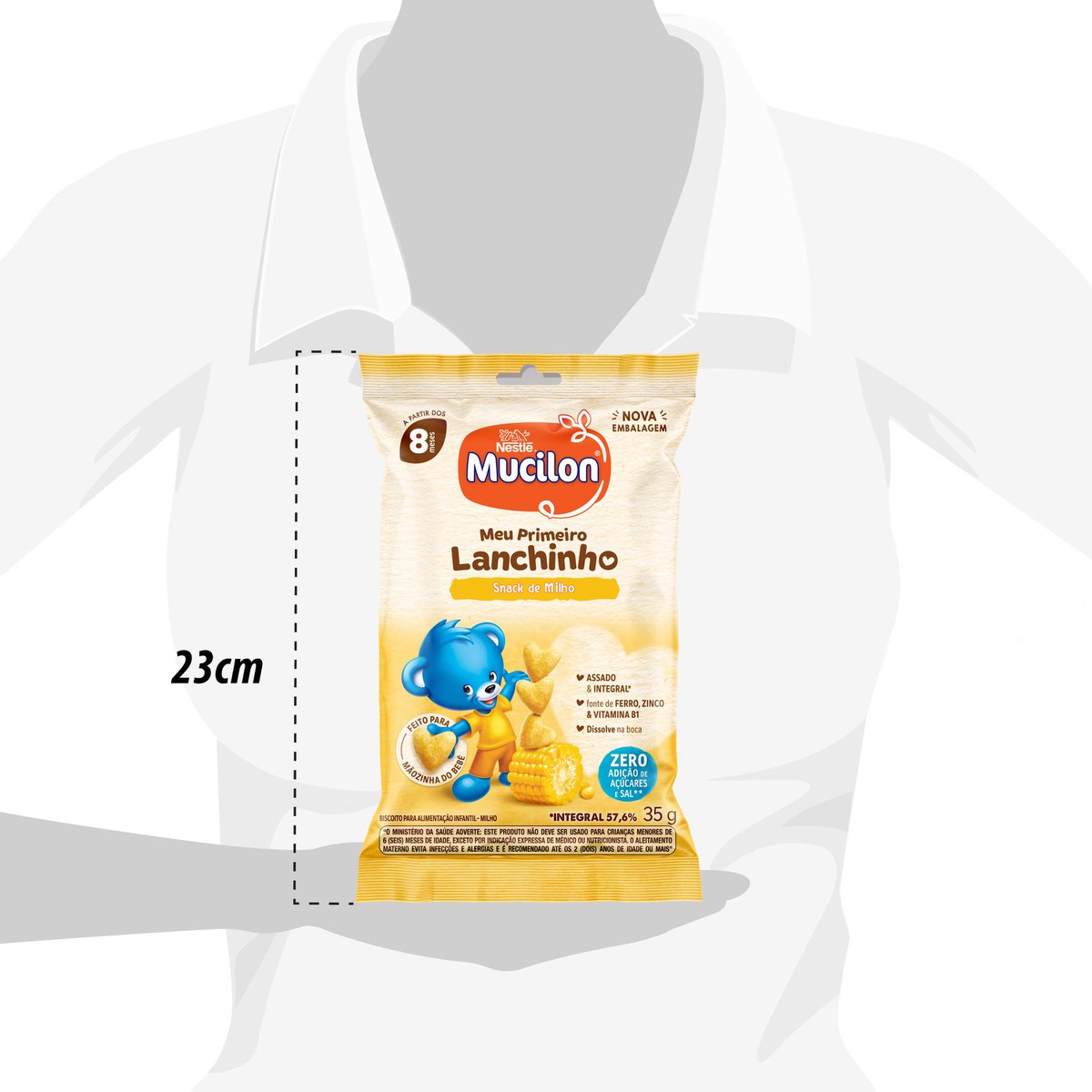 Snack Nestlé Mucilon Primeiro Lanchinho Tradicional 35g - PromoFarma