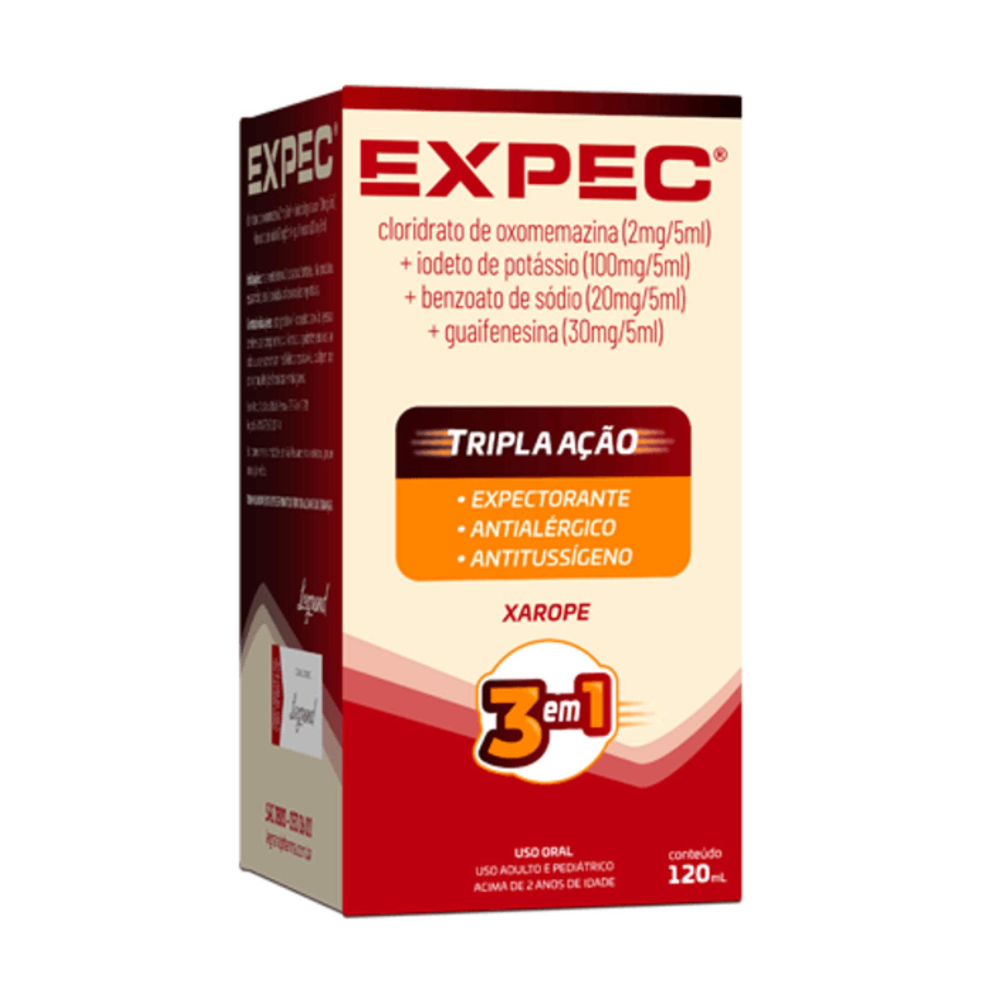 Expec Xarope 120ml - PromoFarma