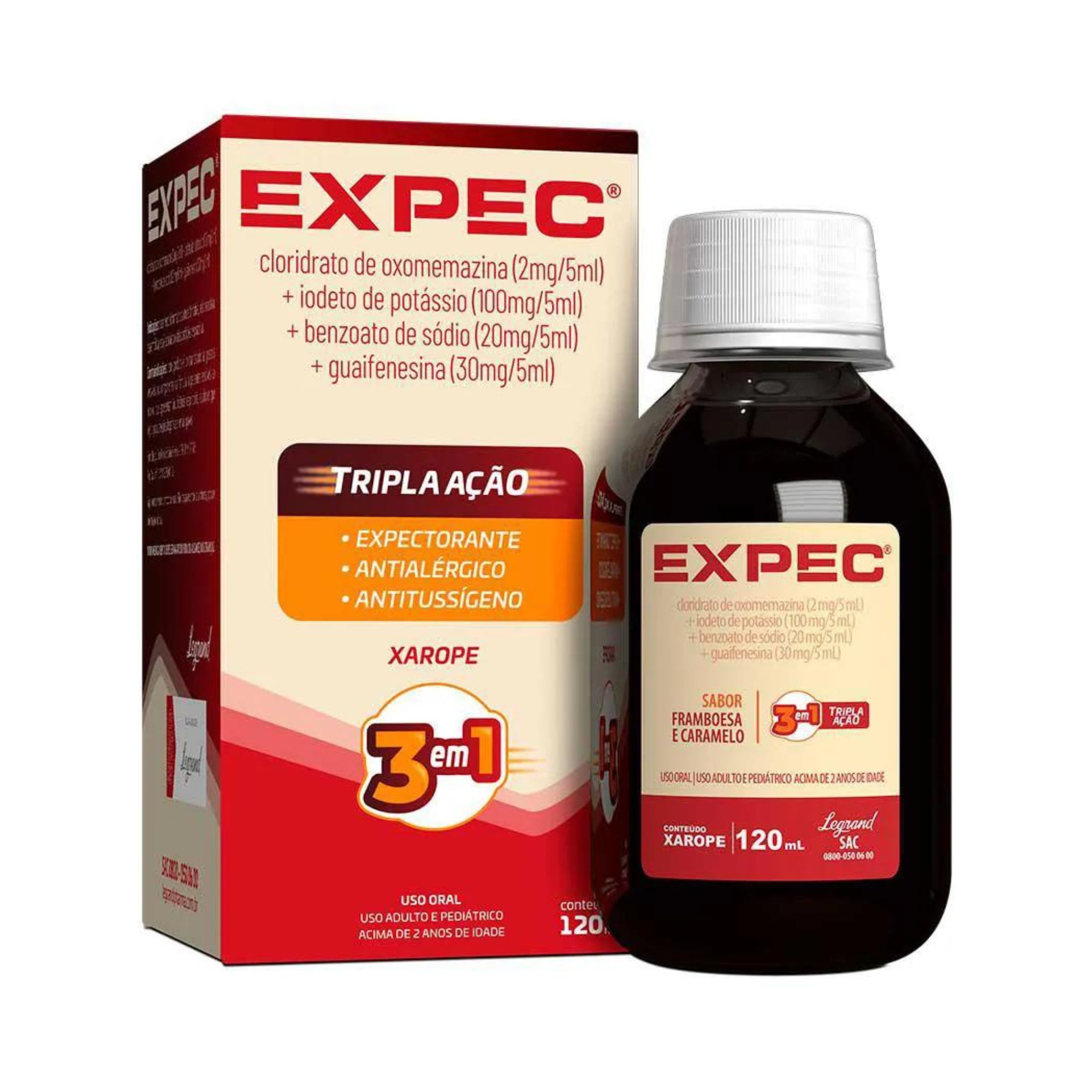 Expec Xarope 120ml - PromoFarma