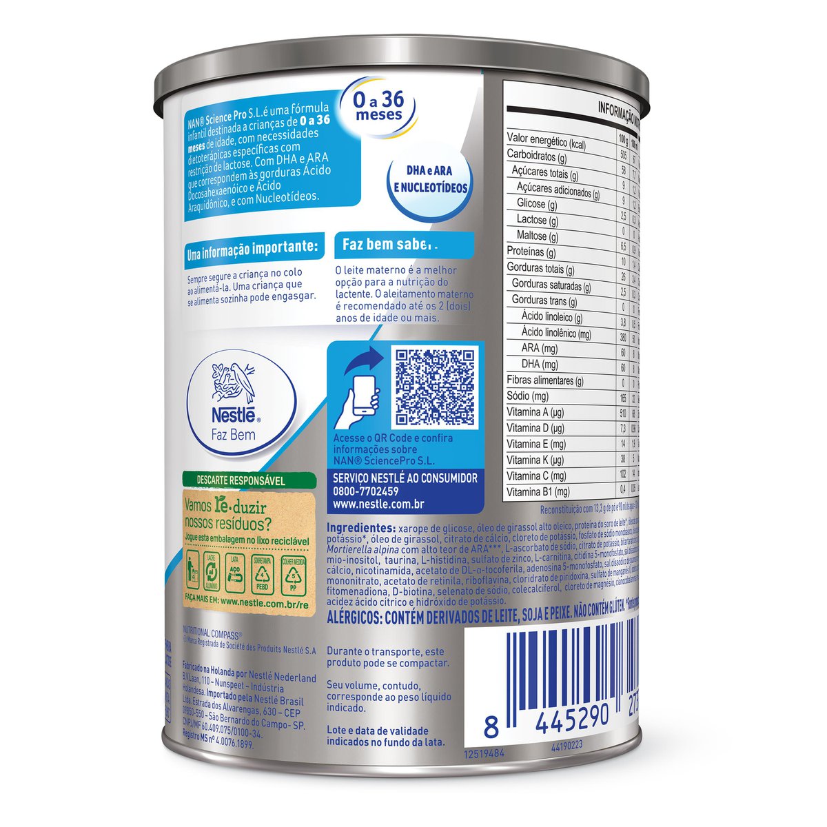 Fórmula Infantil Nan Sciencepro S.l 400g - PromoFarma