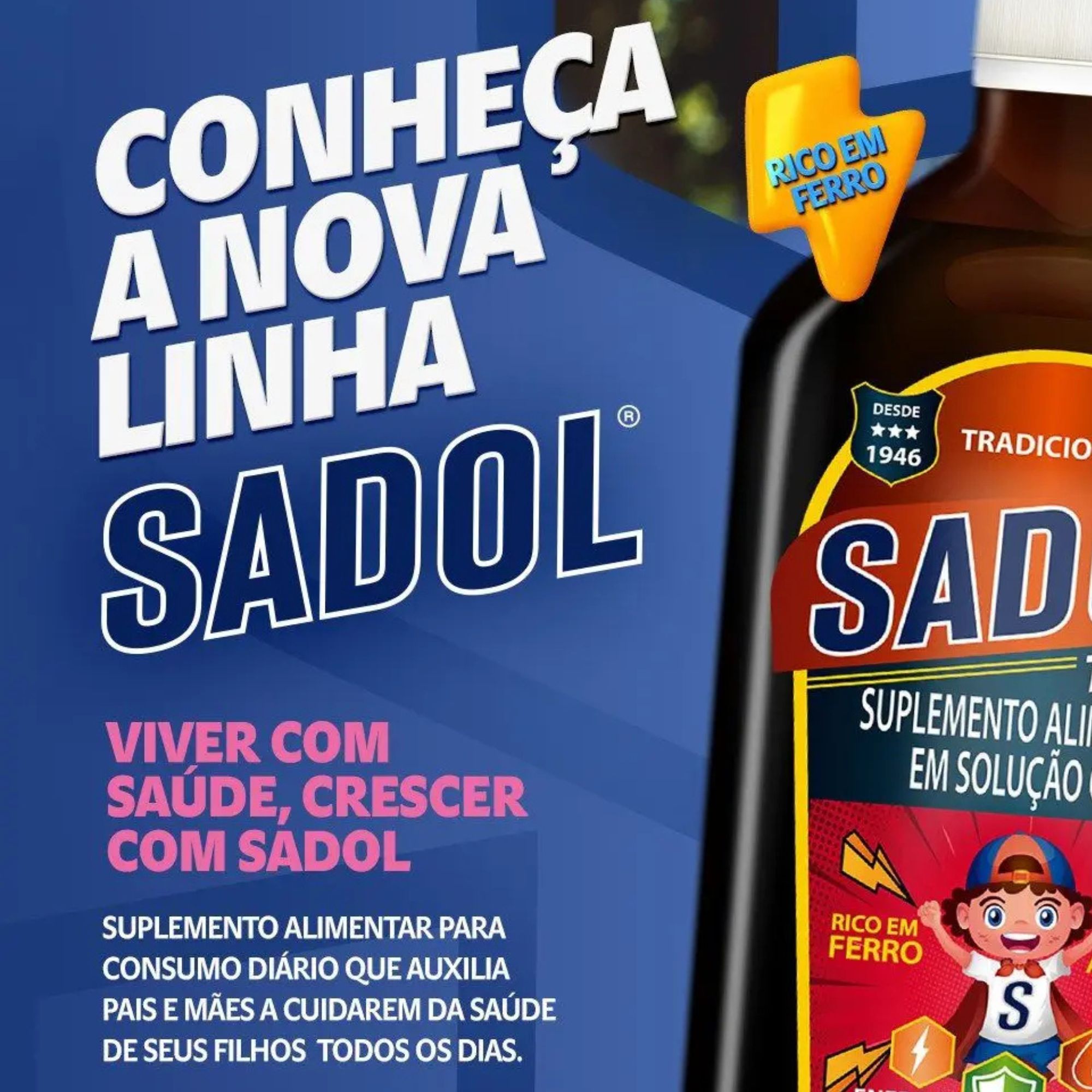 Suplemento Alimentar Sadol Chocolate 400ml - PromoFarma