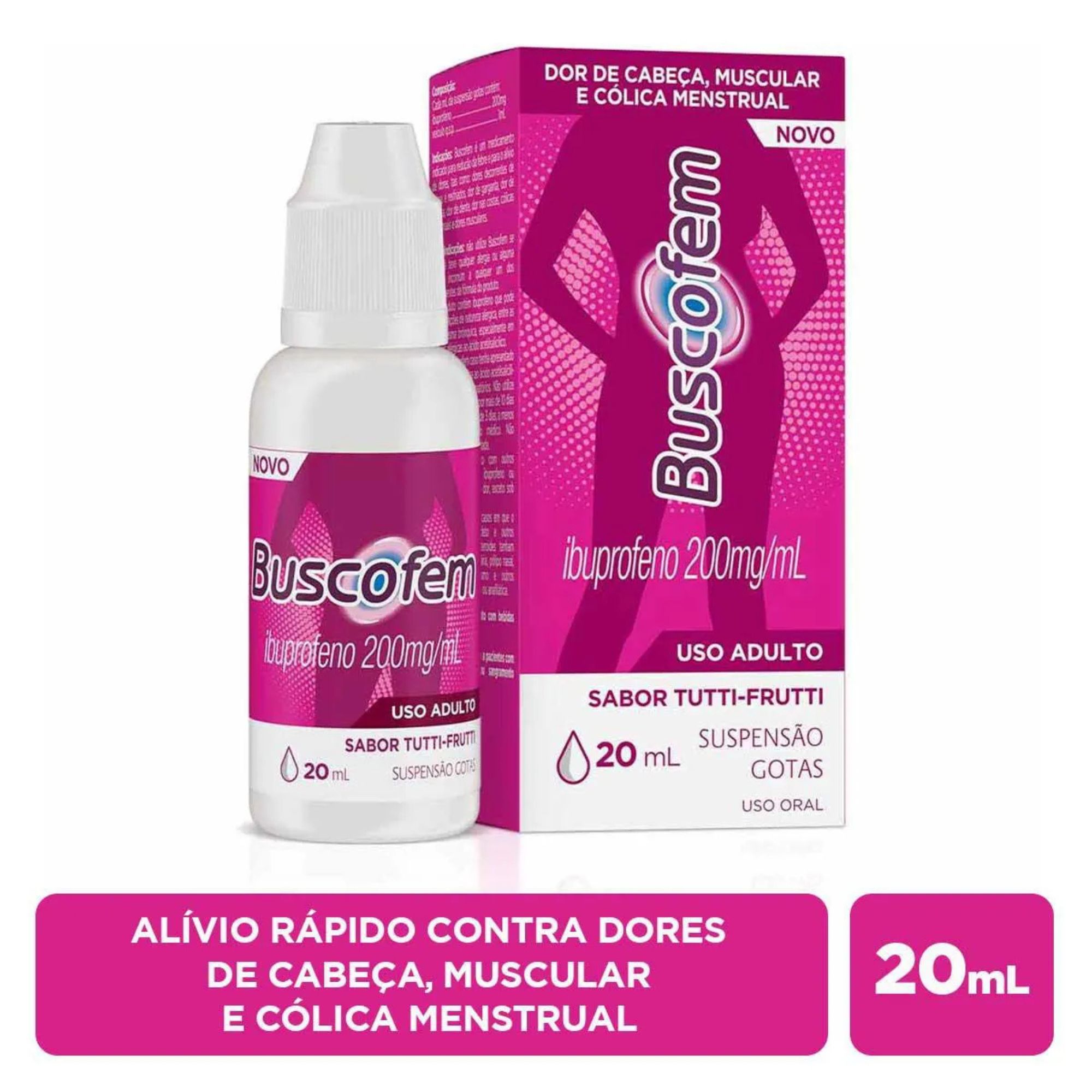 Buscofen 200mg/ml Gotas Tutti-frutti 20ml - PromoFarma