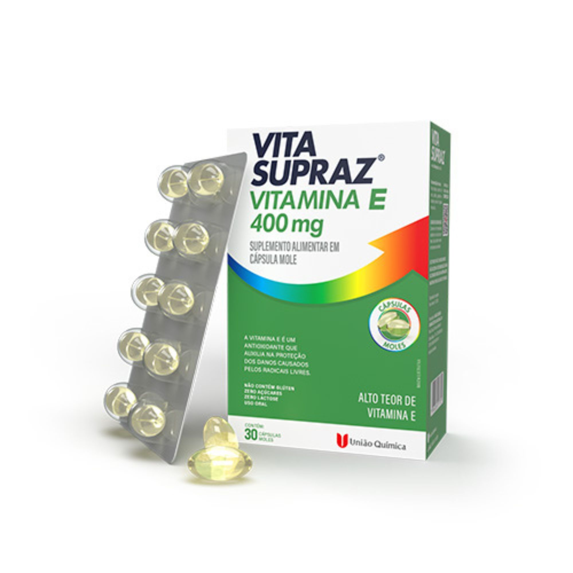 Suplemento Alimentar Vita Supraz Vitamina E 30 Cápsulas - PromoFarma