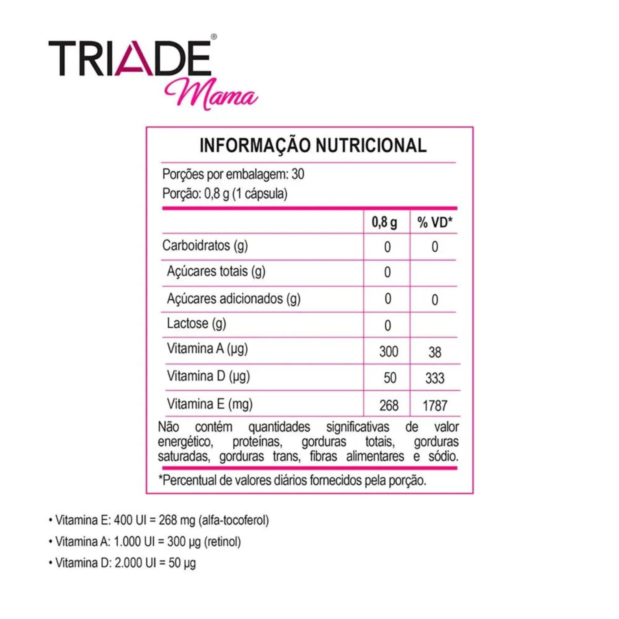 Triade Mulher 30 Cápsulas - PromoFarma