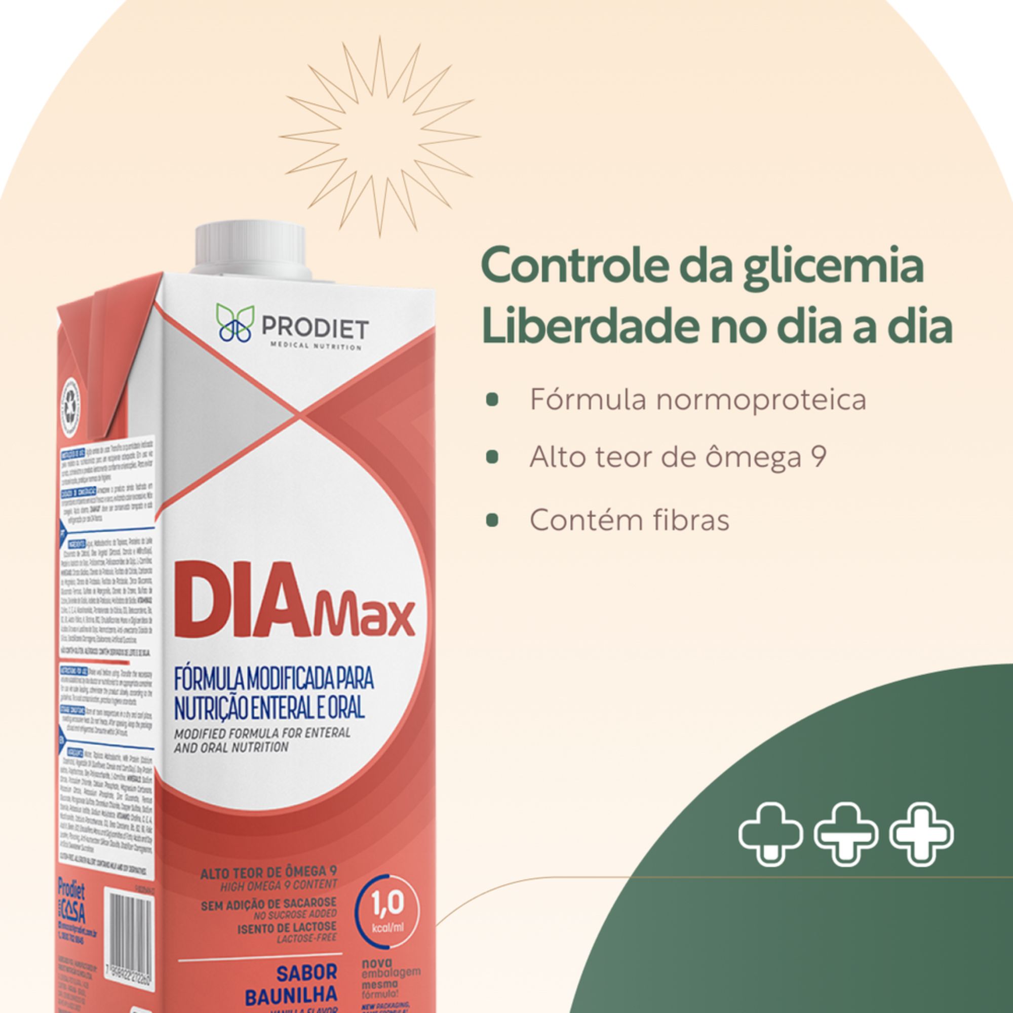 Diamax Ig Dieta Enteral Baunilha - 1 Litro - PromoFarma